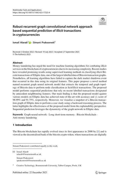pdf robust recurrent graph convolutional network approach based