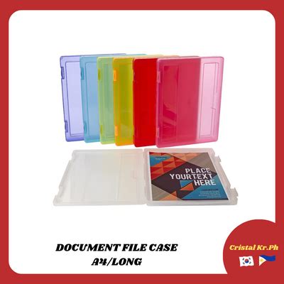 DOCUMENT File Case PLASTIC X A Long Bond Yellow Pad Filing Document Folder Envelope Paper
