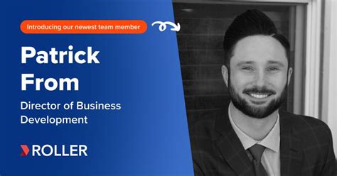 Roller On Linkedin A Big Roller Welcome To Patrick From Who Joins Us As Our Director Of…