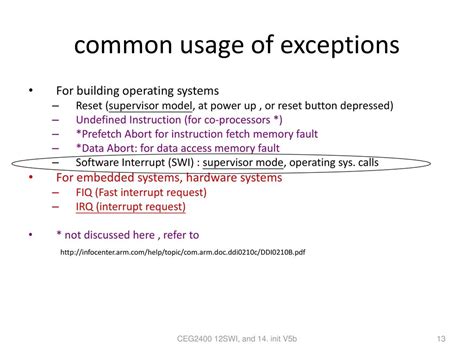 Chapter 12 Software Interrupts Swi And Exceptions Ppt Download