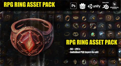 Artstation Rpg Game Icon Pack Game Assets