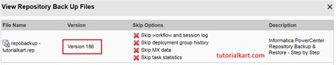 Informatica Powercenter Repository Backup And Restore Step By Step