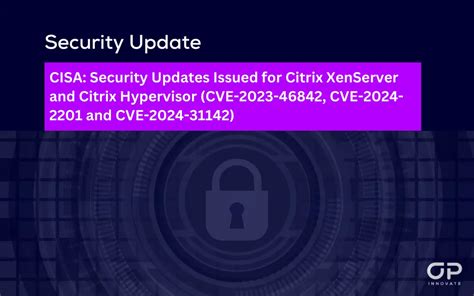 Cisa Security Updates Issued For Citrix Xenserver And Citrix Hypervisor Cve 2023 46842 Cve