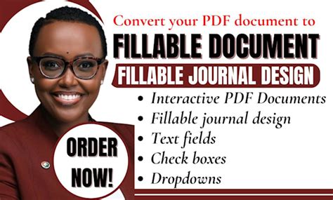 Create Interactive Fillable Pdf Design 20 Pages Journal Fillable Pdf In 24 Hours By Blessing