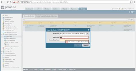 My Cybersecurity Journal Palo Alto Networks Firewall SSL TLS Decryption