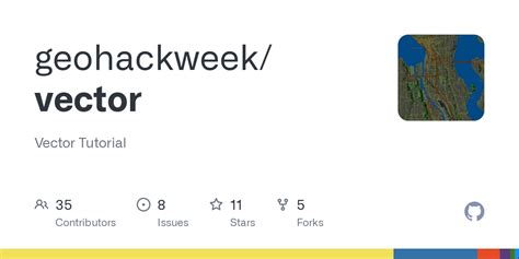 GitHub Geohackweek Vector Vector Tutorial