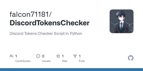 Github Falcon71181discordtokenschecker Discord Tokens Checker Script In Python