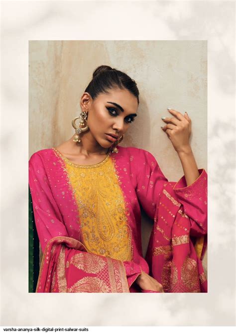Varsha Ananya Silk Digital Print Salwar Suits