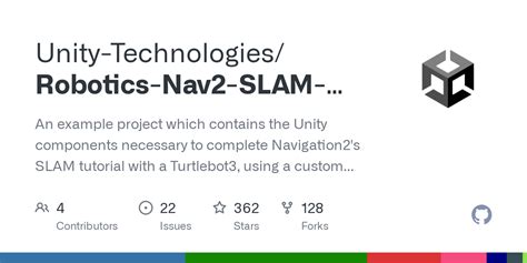 Github Unity Technologiesrobotics Nav2 Slam Example An Example Project Which Contains The