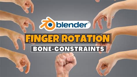 Blender Tutorial Advanced Hand And Finger Rig Bone Constraints Blender Youtube