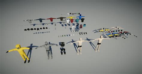 Customisable Low Poly Male And Fps Arms Characters Unity Asset Store