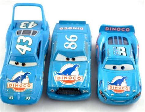 Disney Cars Dinoco Mcqueen King Chick Hicks Mattel Loose R 9950 Em Mercado Livre