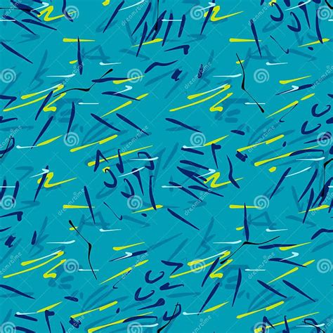 Абстрактная безшовная картина для девушек мальчиков одежд Иллюстрация вектора иллюстрации