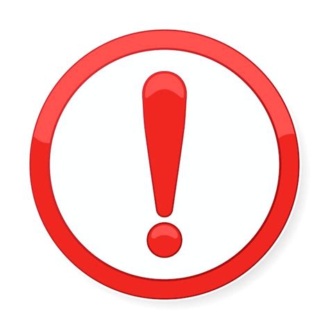 Premium Vector Circle Red Attention Or Alert Stamp Sticker With Exclamation Mark Icon Vector