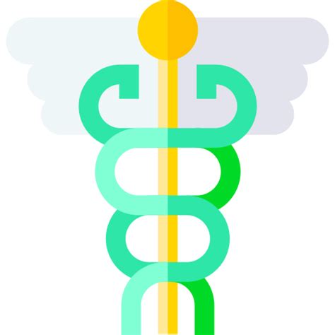 Caduceus Basic Straight Flat Icon Caduceus Basic Straight Flat Icon