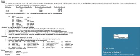 Cobol Language Please Help Me With This Assignment