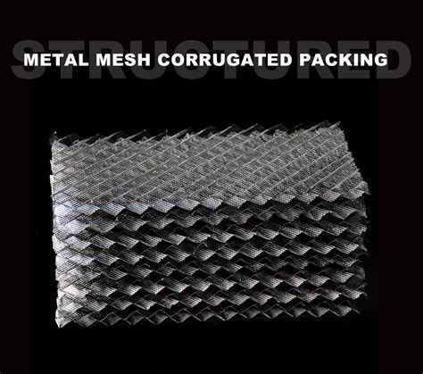 Metal Mesh Corrugated Plate Structured Packing For Rectifying