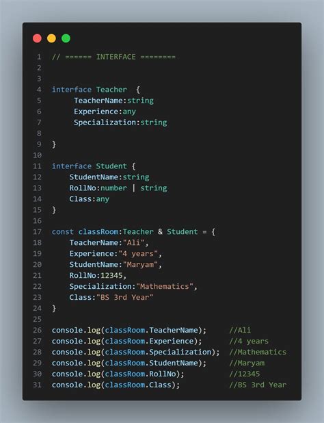 learned about typescript s interface maryam kanwal posted on the topic linkedin