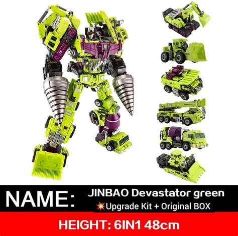 In Us Jinbao Oversized Devastator Gravity Builder W Upgrade Kit 1 0 Original Box Ebay