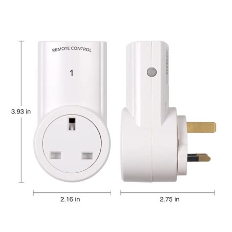 無線遙控插頭插座13a開關30m工作範圍家用電器 S610ckp Wireless Remote Control Plug Socket 13a Switch 30m Operating