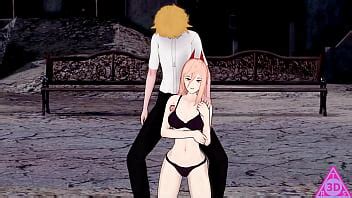 Denji Power Chainsaw Man videos hentai tienen sexo mamada masturbación con la mano cachonda y