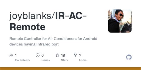 GitHub Joyblanks IR AC Remote Remote Controller For Air Conditioners For Android Devices