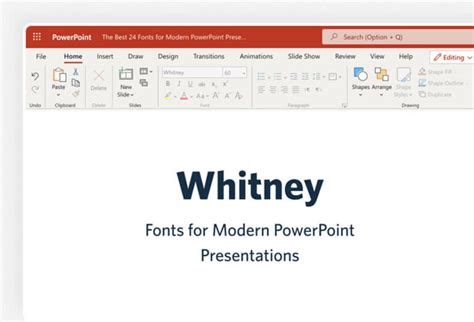 The Best 24 Fonts For Modern PowerPoint Presentations Guide