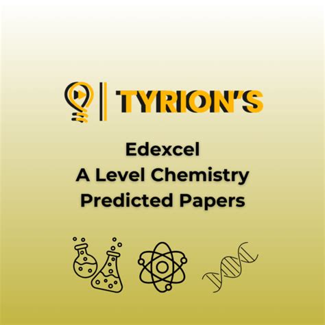 Edexcel A Level Chemistry 2025 Predicted Papers 9ch0 Tyrions