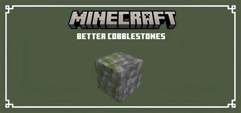 Better Cobblestone Texture Pack For Minecraft