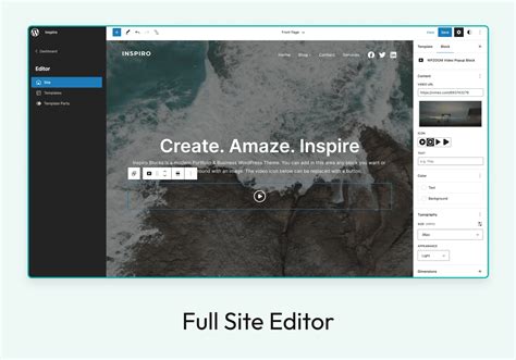 Inspiro Blocks Free Wordpress Block Theme Wpzoom