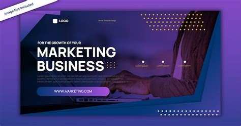 디지털 마케팅 대행사 및 기업 웹 배너 템플릿 2023 프리미엄 벡터