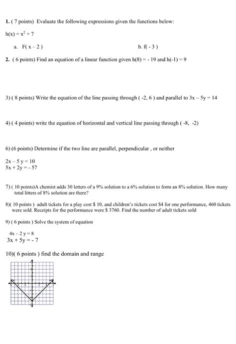 Solved 1 7 Points Evaluate The Following Expressions