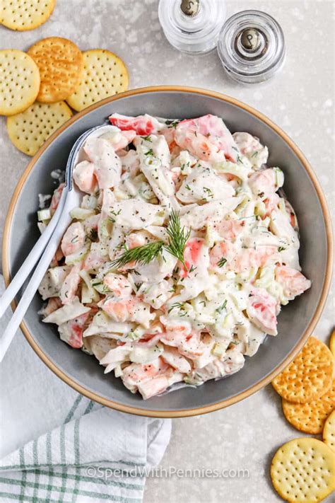Seafood Salad Spend With Pennies