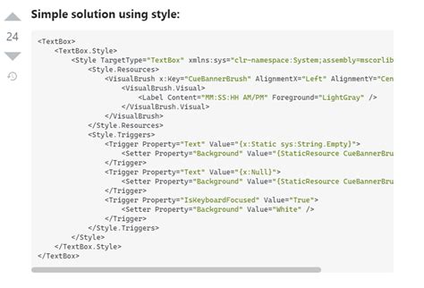 Oss 2022tablecloth C Wpf Textbox 워터마크힌트 생성 이슈