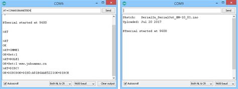 Arduino To Arduino Communication Using Hm 10s Martyn Currey