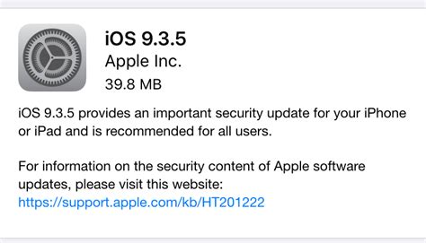 Apple Releases Ios 9 3 5 To Fix 3 Zero Day Vulnerabilities [updated