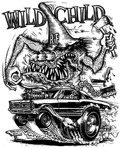 Rat Fink Ed Roth Art Monster Art