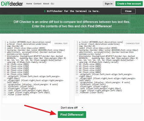 Diff Checker 免費協助線上比對文字程式碼差異性平台 搜放資源網