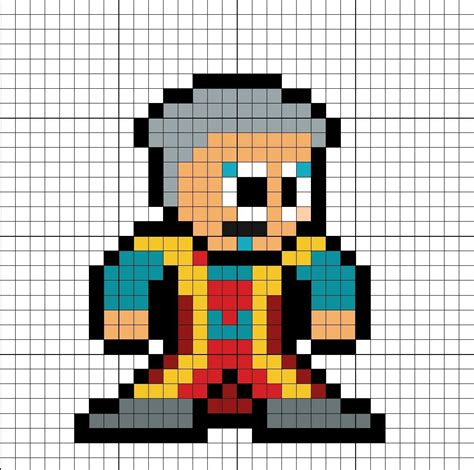 Thor Ragnarok Perler Bead Pattern Dibujos Pixelados Dibujos En Bilarasa