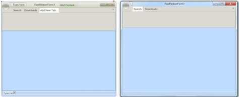 C Telerik Winforms Theme Title Bar Don T Show Up Stack Overflow