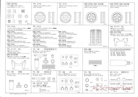 Yokomo Yr 4 Ii Instruction Manual • Rcscrapyard Radio Controlled Model Archive