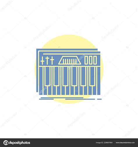 Controller Keyboard Keys Midi Sound Glyph Icon Stock Vector Image By
