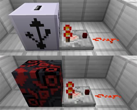 Java Edition Redstone Comparator Powered By Black Glazed Terracotta