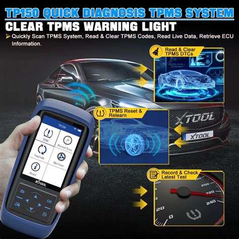 Complete Tpms Service With Xtool Tp150 And Ts100 Sensor Xtool Official Car Diagnostic Tool Store