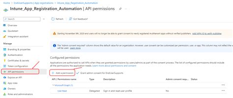 App Registration For Intune Endusersupports Com