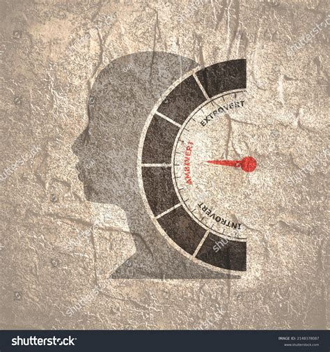 Extrovert Ambivert Introvert Words Level Scale Stock Illustration Shutterstock