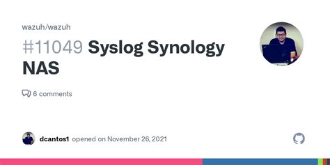 Syslog Synology Nas · Issue 11049 · Wazuhwazuh · Github