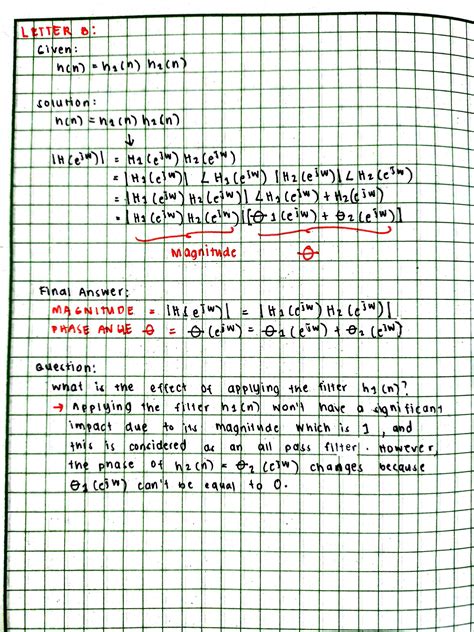 [solved] Discrete Time Lti Filter With Pole And Zero Course Hero