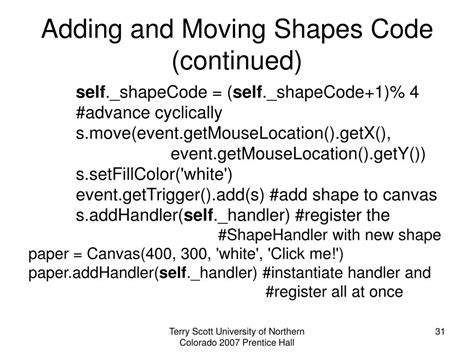 Ppt Object Oriented Programming In Python Goldwasser And Letscher Chapter 15 Event Driven
