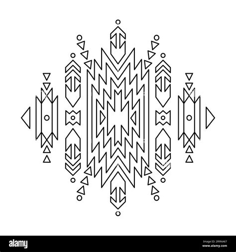 Black And White Native American Patterns And Designs